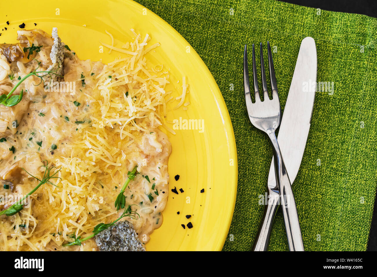 Seafood risotto hi-res stock photography and images - Alamy
