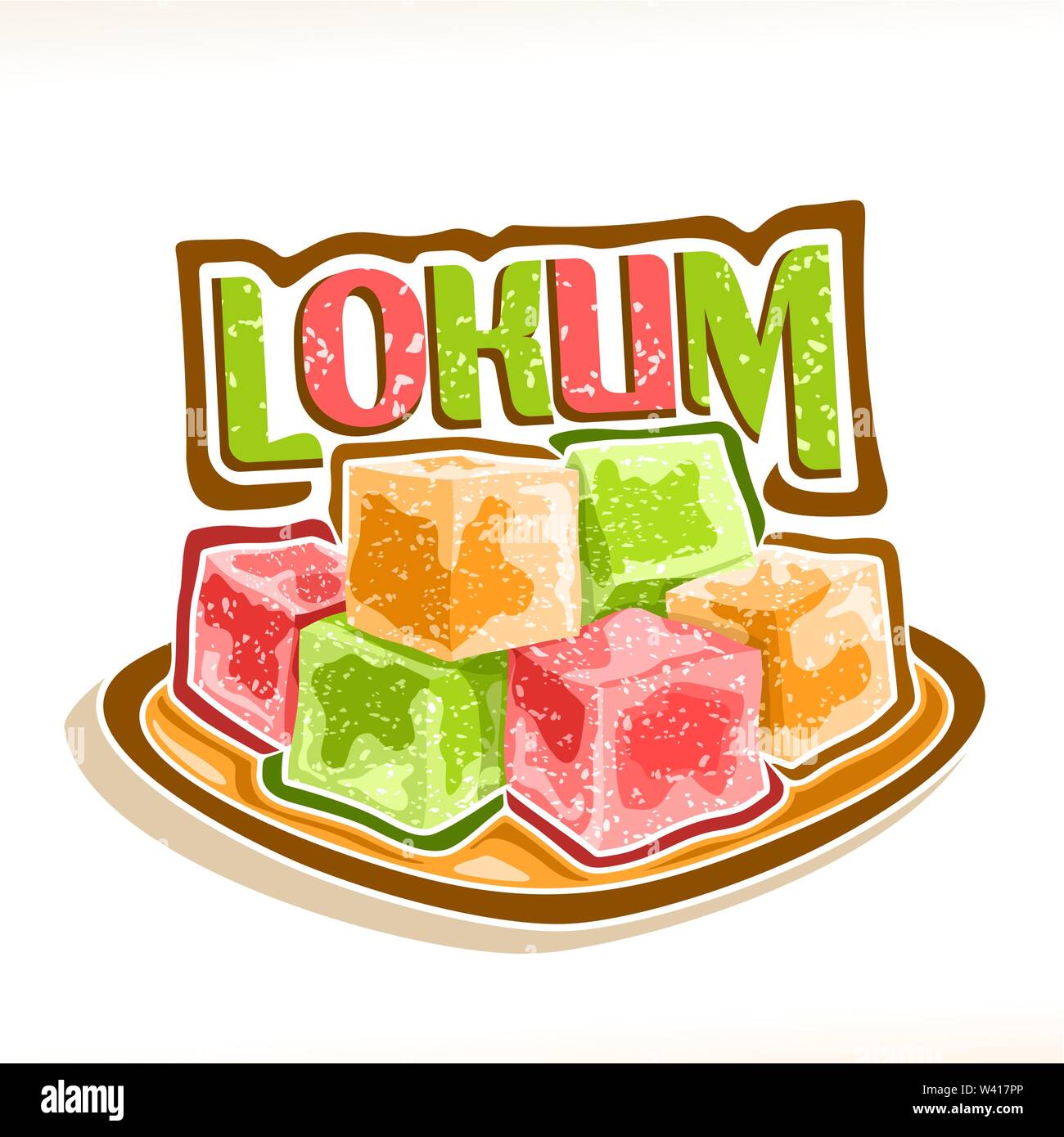 Lokum istanbul Stock Vector Images - Alamy