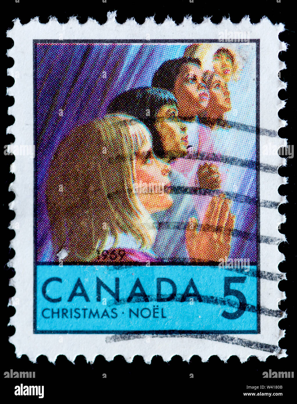 Canada Postage Stamp Christmas Stock Photo Alamy