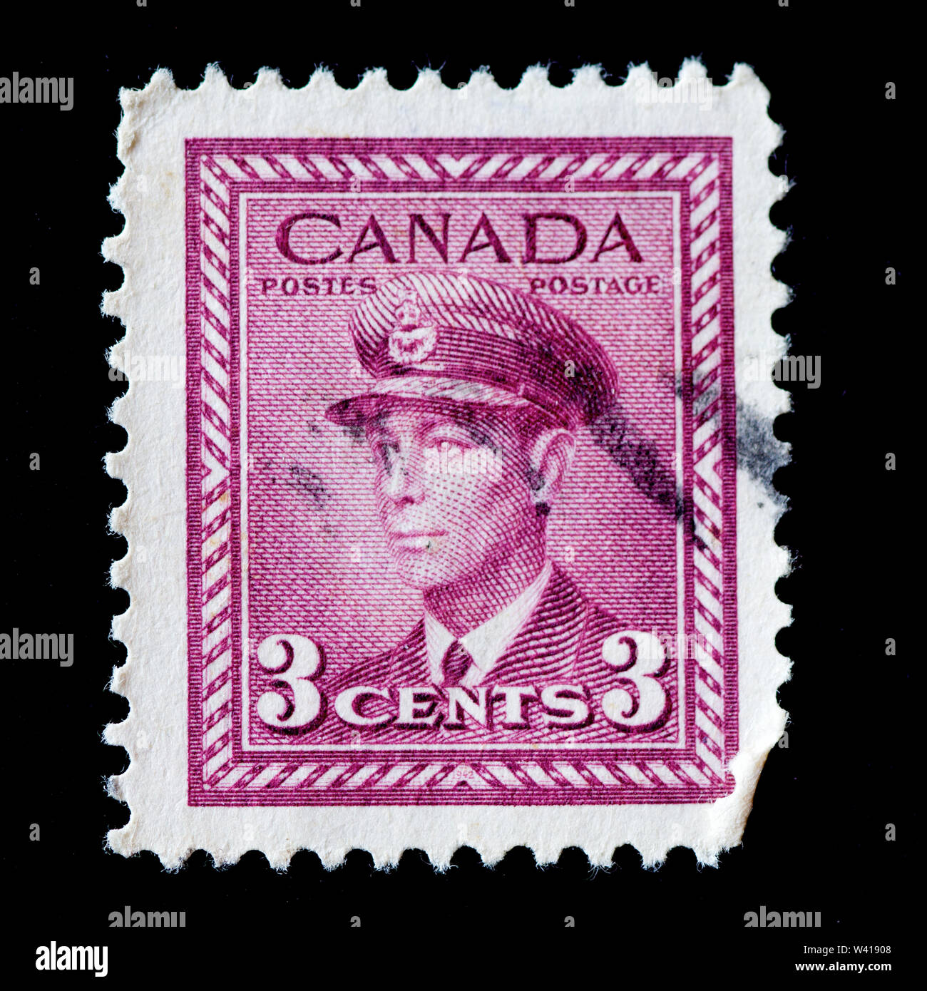 Canada george king stamp hi-res stock photography and images - Alamy