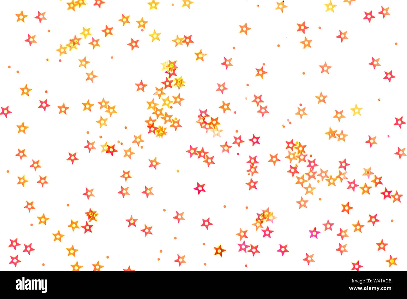 Bunch of colored stars on white background Stock Photo - Alamy
