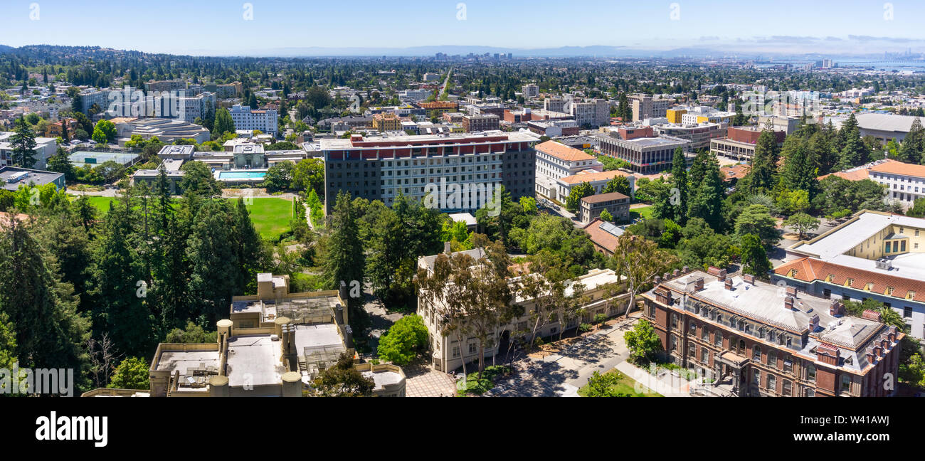 Panoramic view uc berkeley hi-res stock photography and images - Alamy