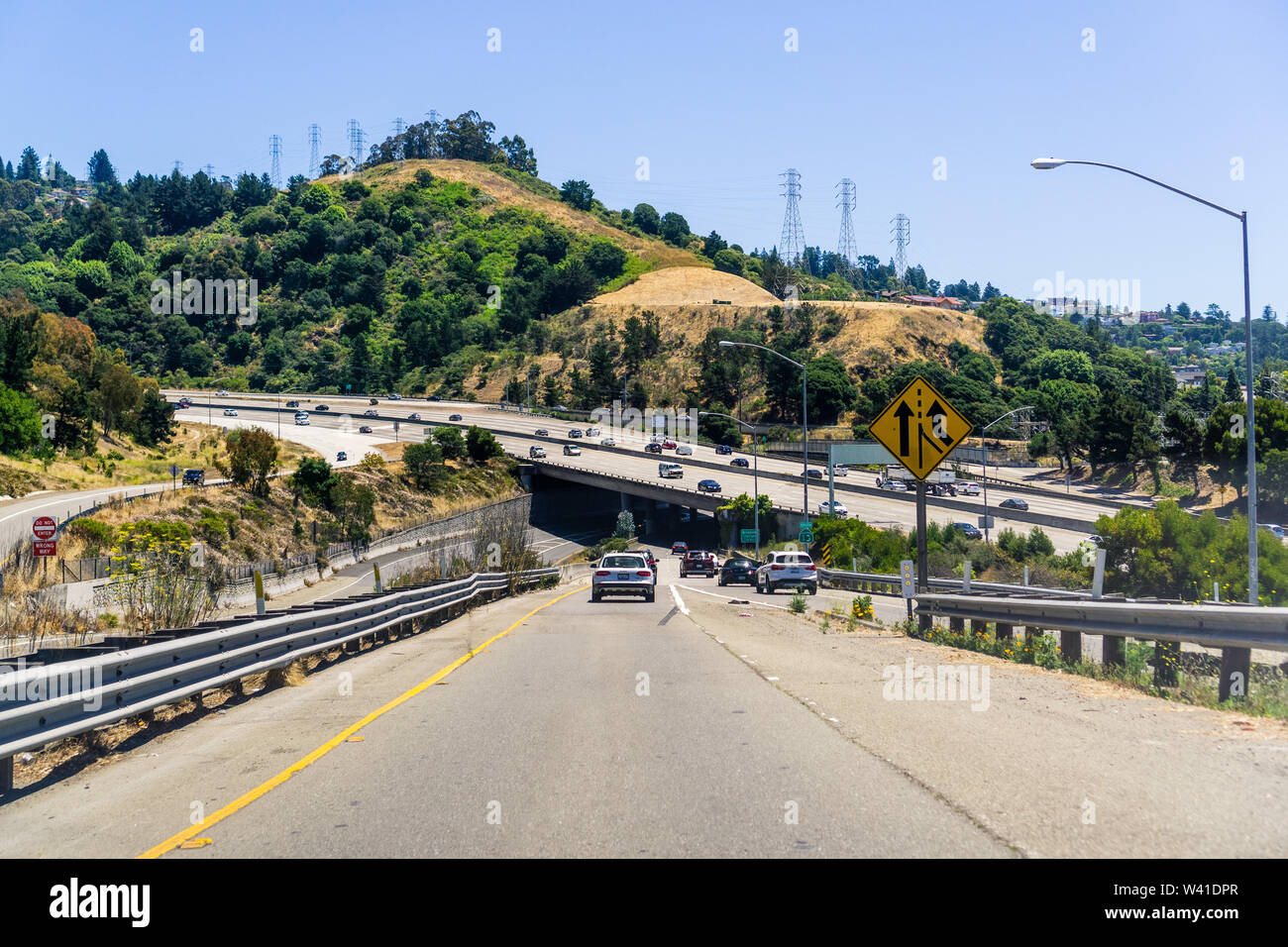 Aerial view of the oakland hills hi-res stock photography and images ...