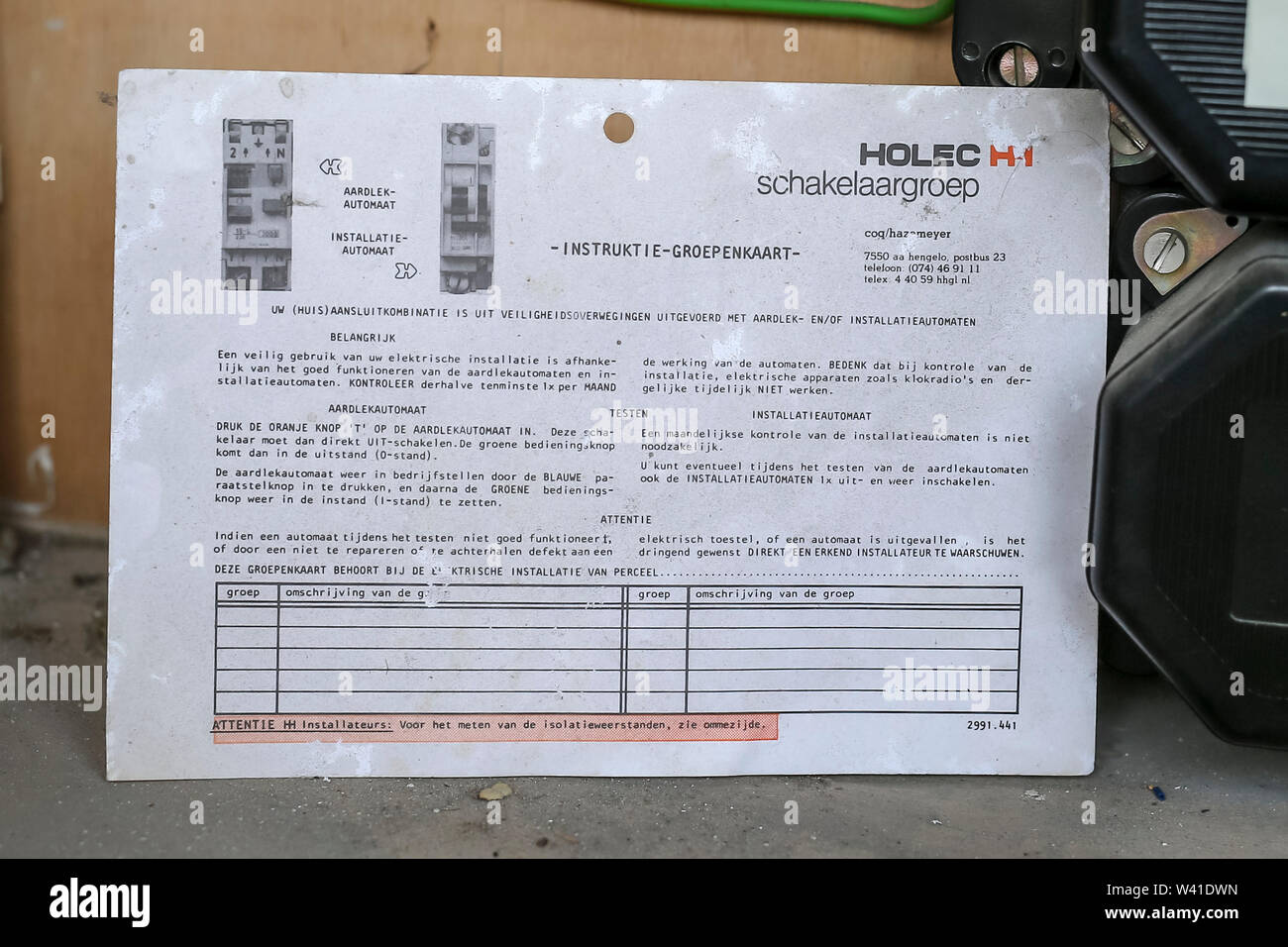 Meterkast hi-res stock photography and images - Alamy