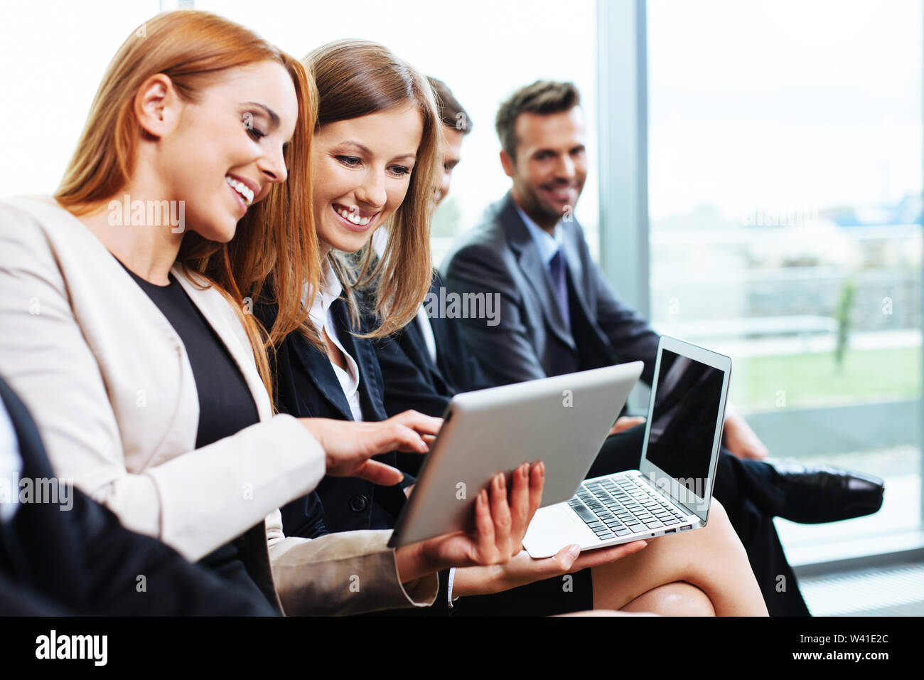 Corporate staff employees working hi-res stock photography and images ...