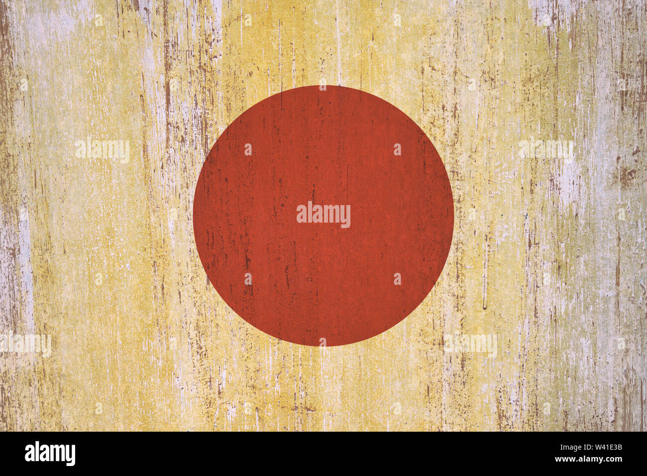 Japan flag background in vintage style Stock Photo - Alamy