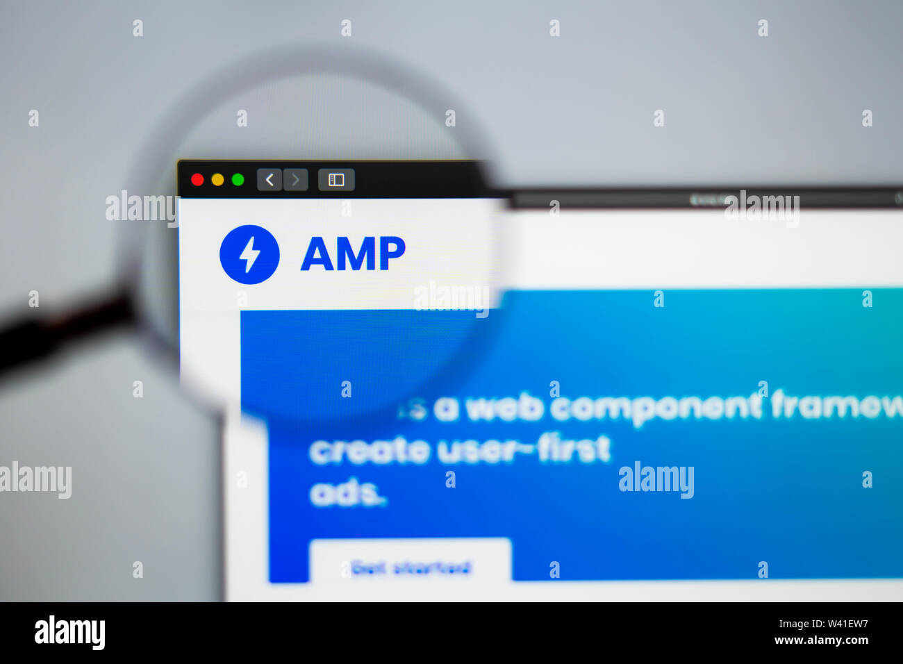 Amp logo hi-res stock photography and images - Alamy