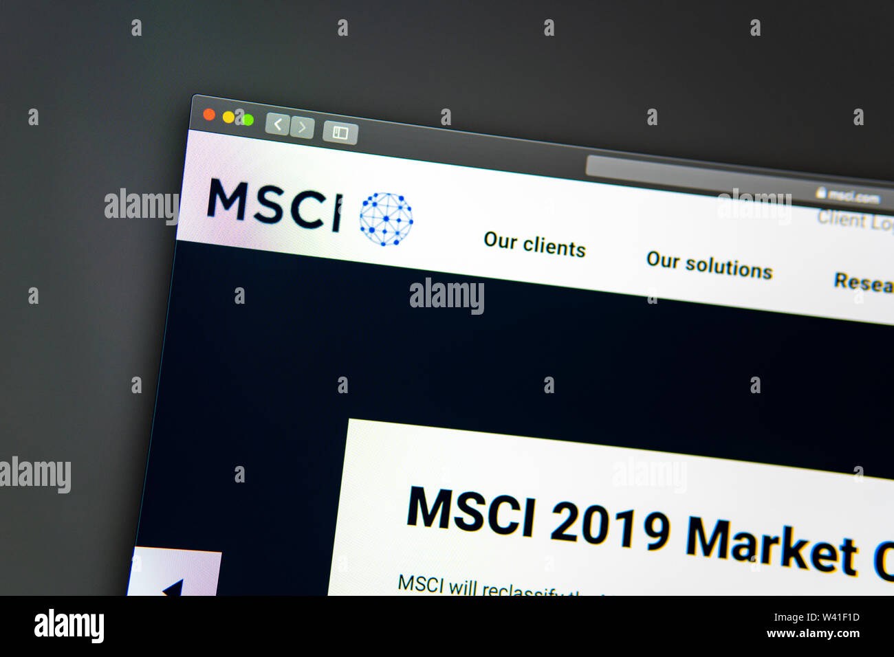 Msci logo hi-res stock photography and images - Alamy