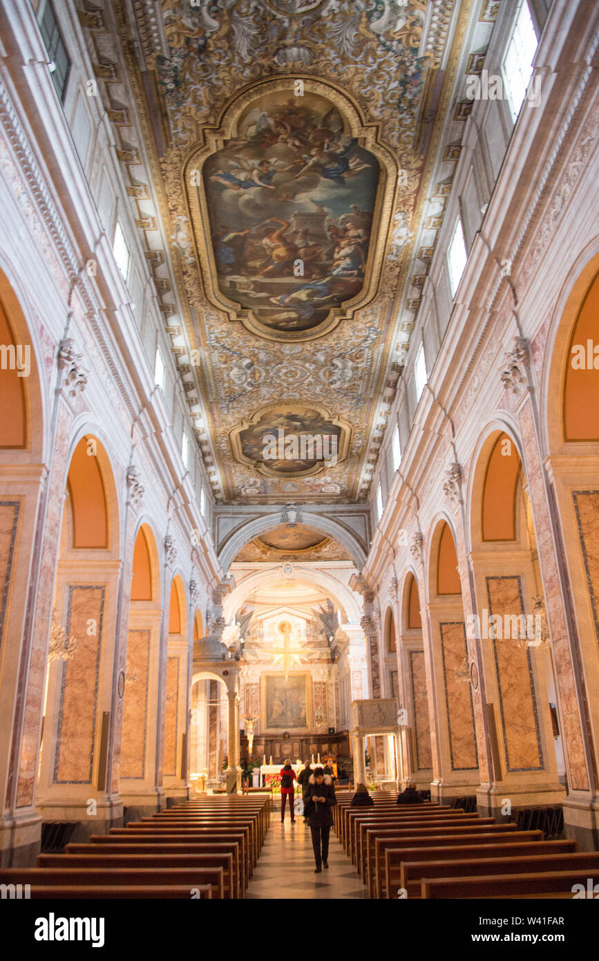 Europe, Italy, Campania, Neapolitan Riviera, Sorrento, The cathedral ...