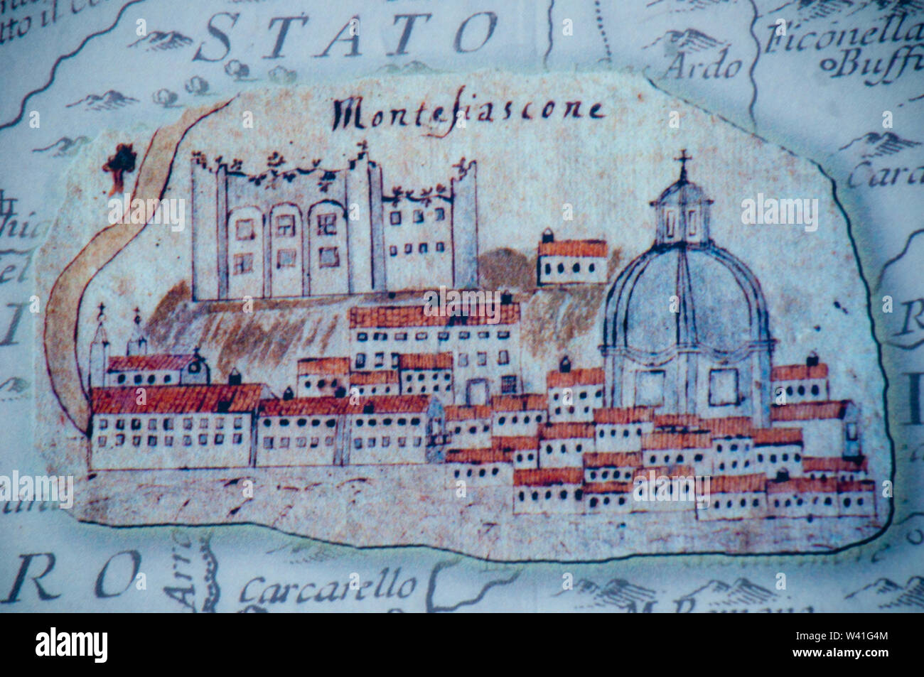 Antique maps of latium hi-res stock photography and images - Alamy