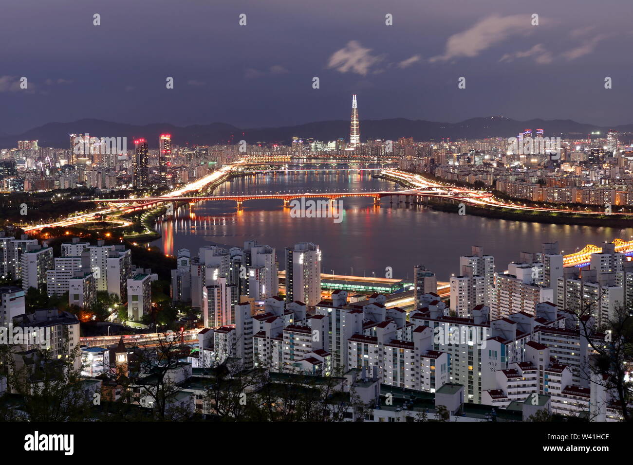 Cityscape of Seoul, Korea Stock Photo - Alamy