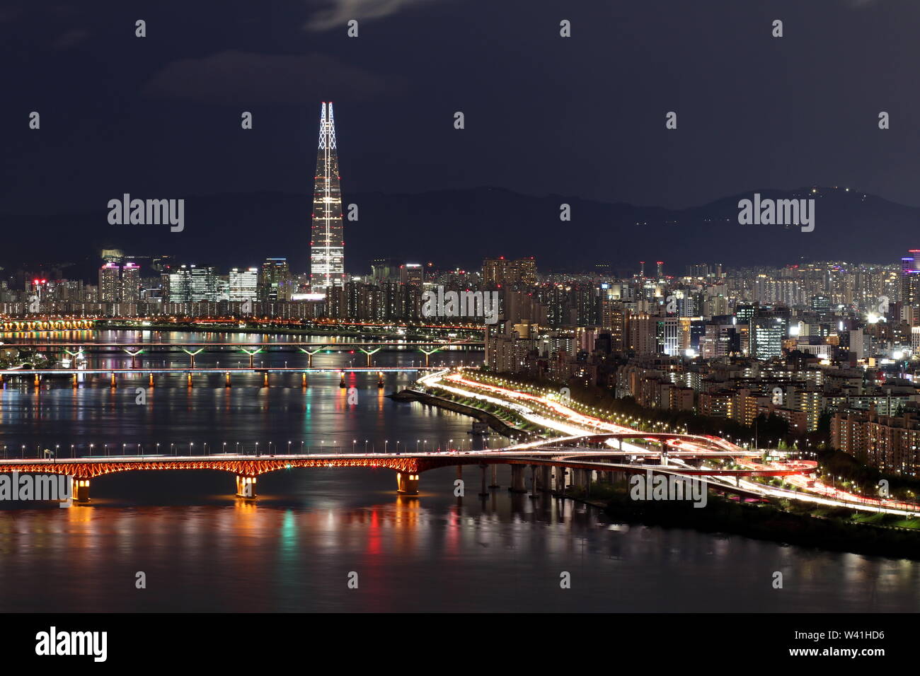 Cityscape of Seoul, Korea Stock Photo - Alamy