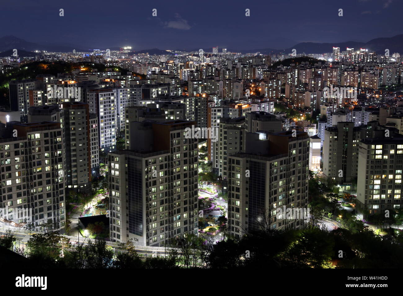 Cityscape of Seoul, Korea Stock Photo - Alamy