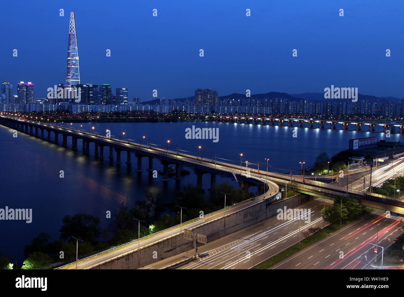 Cityscape of Seoul, Korea Stock Photo - Alamy