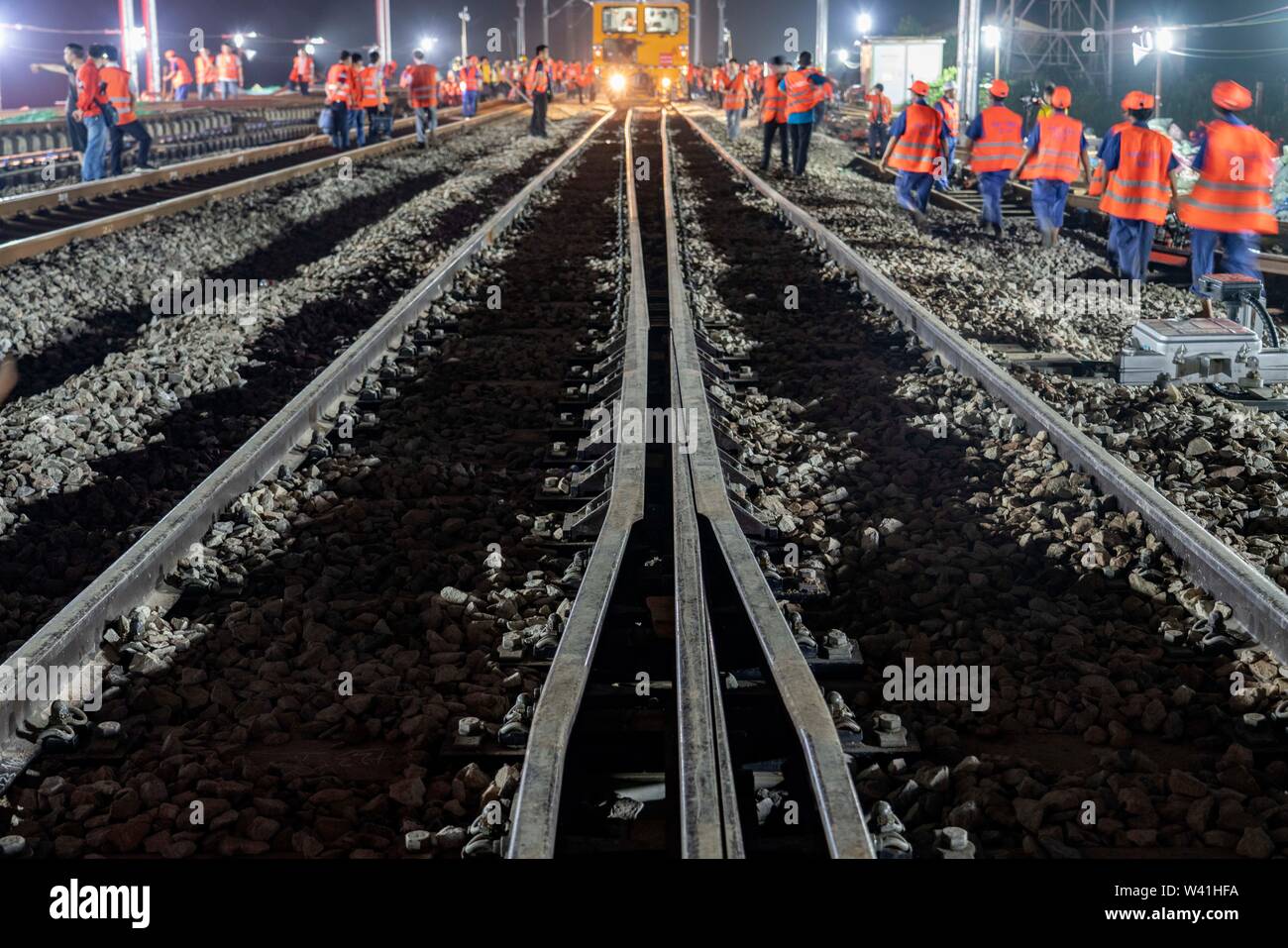 Network rail tamping hi-res stock photography and images - Alamy