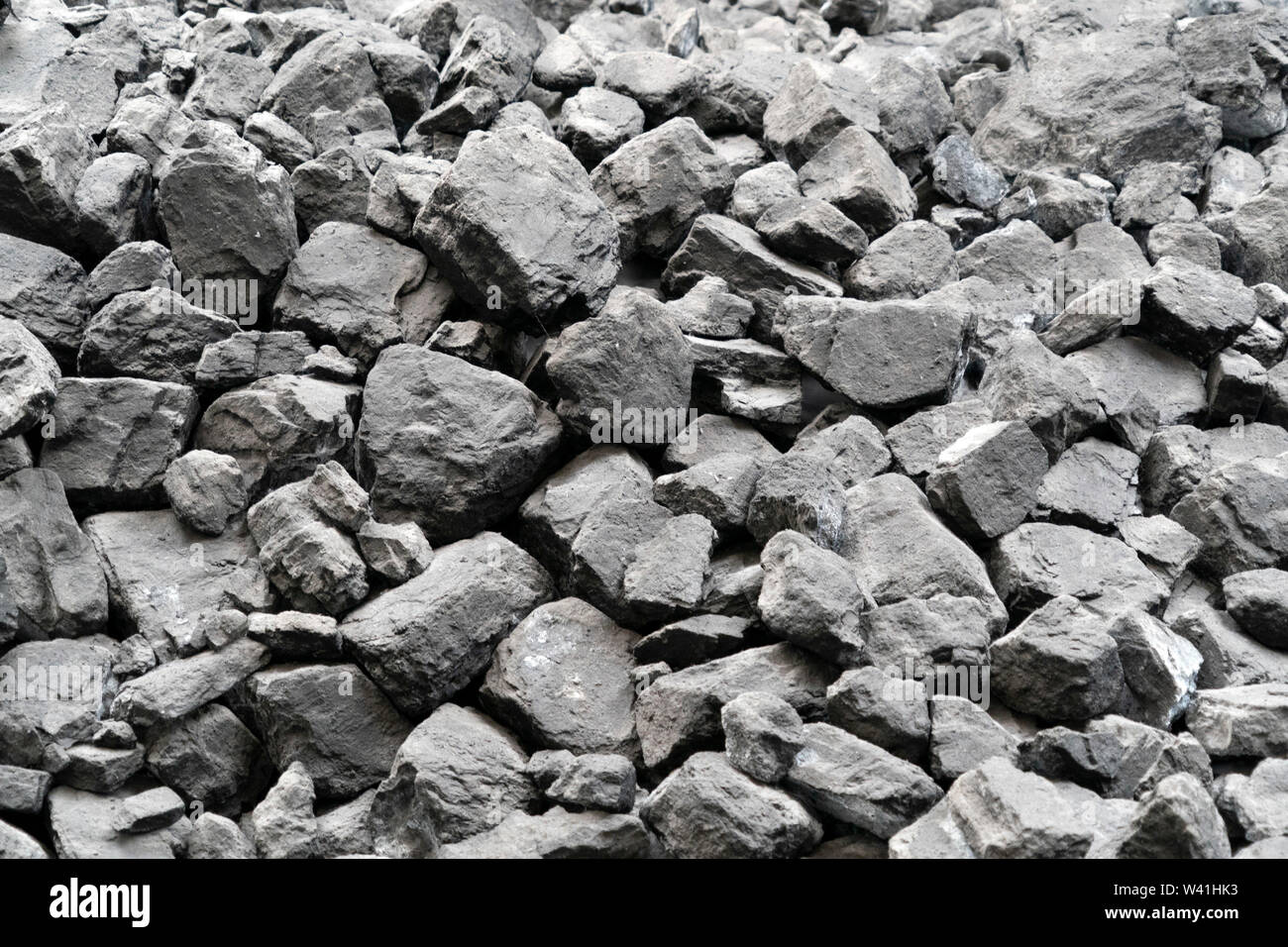 Coal stones for steam engine train detail Stock Photo - Alamy