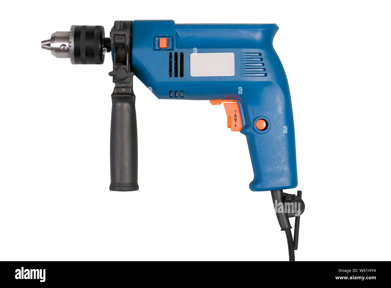 lightweight Electric drill isolated on white background with clipping ...