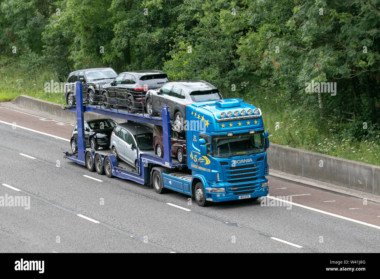 Loaded on heavy transporters hi-res stock photography and images - Alamy