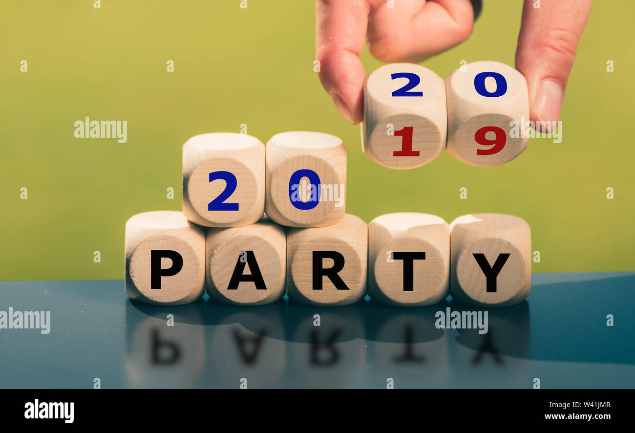 2020 party hi-res stock photography and images - Alamy