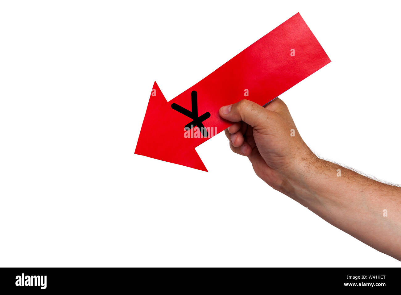 Deficit arrow hi-res stock photography and images - Alamy