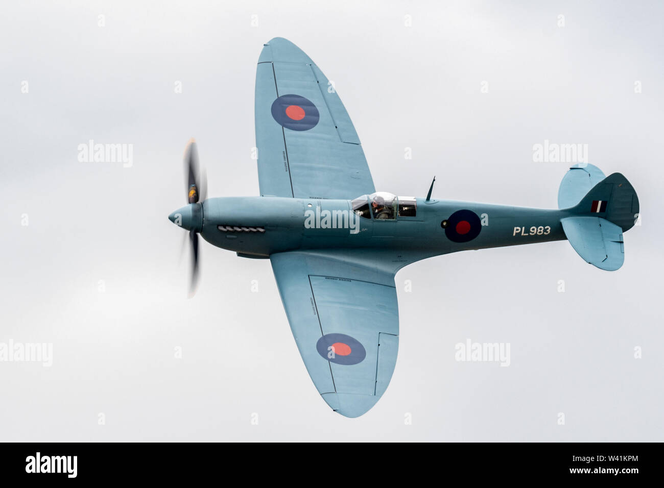 Spitfire PRXI PL983 (G-PRXI) at Flying Legends 2019 Stock Photo - Alamy
