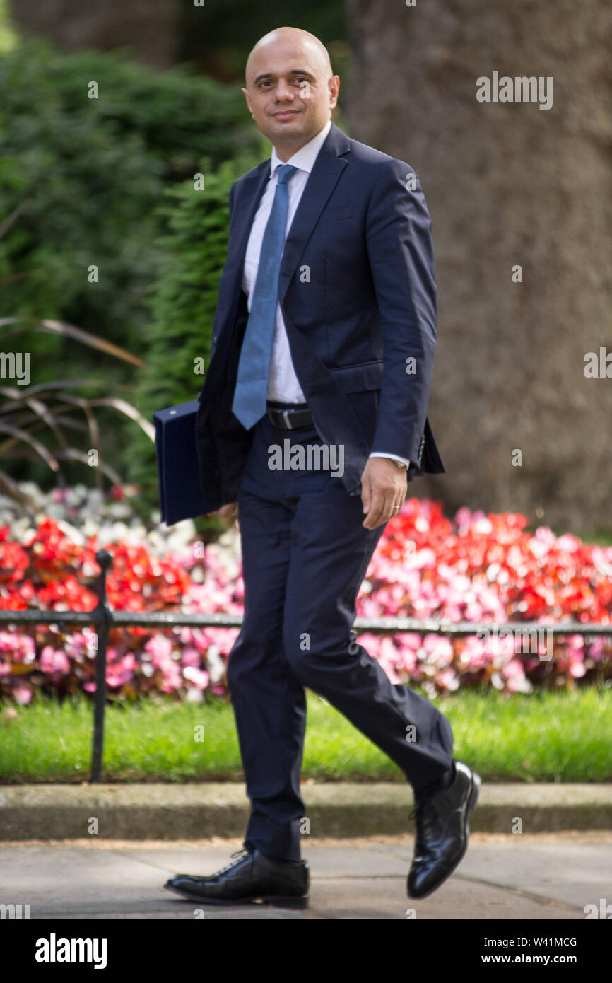 Ministers arrive for Cabinet Meeting Downing Street. Featuring: Sajid ...