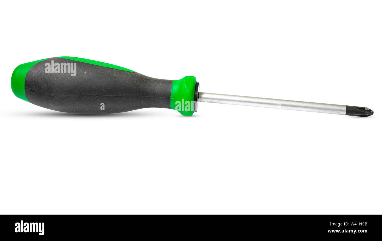 Modern Phillips screwdriver on white background, isolate Stock Photo ...