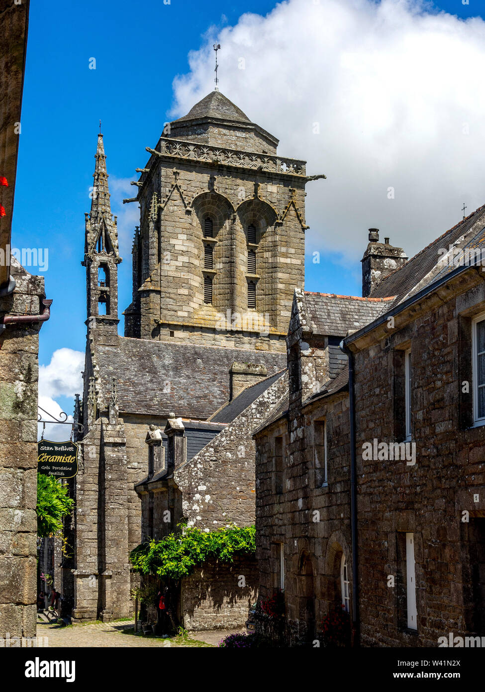 Saint Ronan church at Locronan labelled Les Plus Beaux Villages de ...