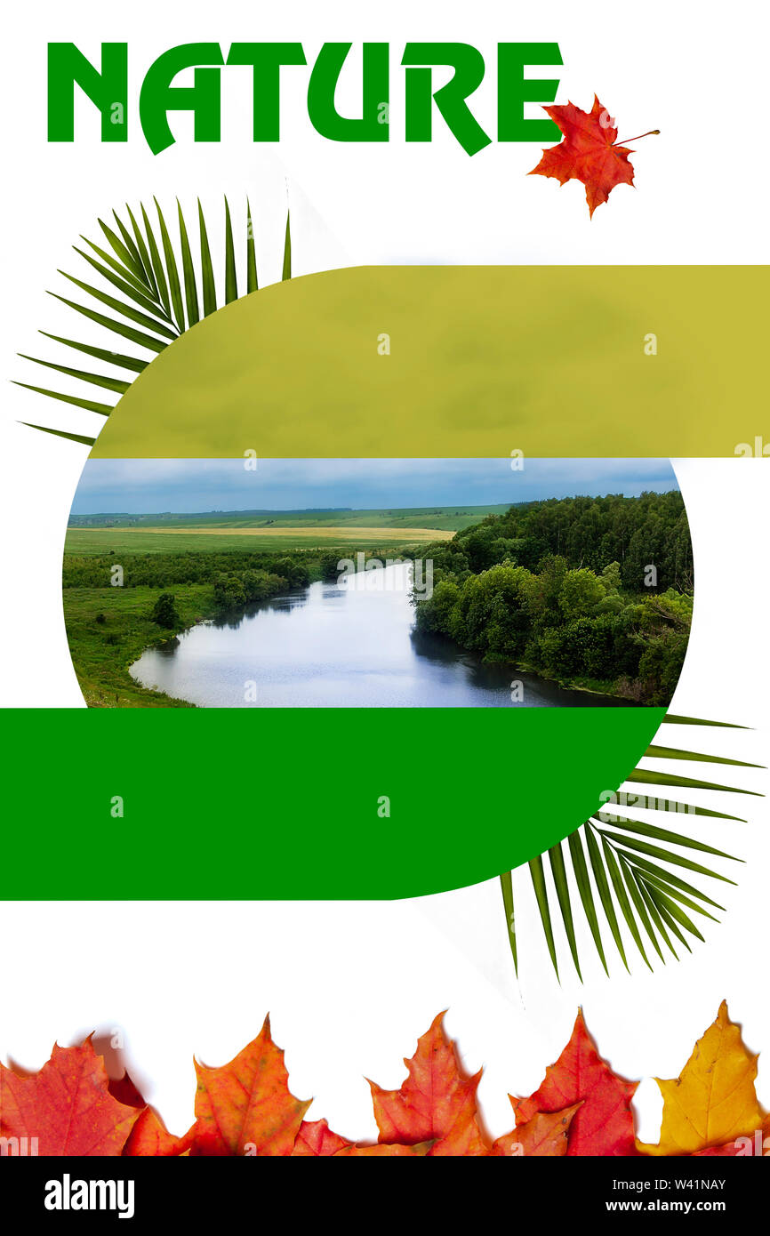 Cover Page Design Landscape High Resolution Stock Photography and ...