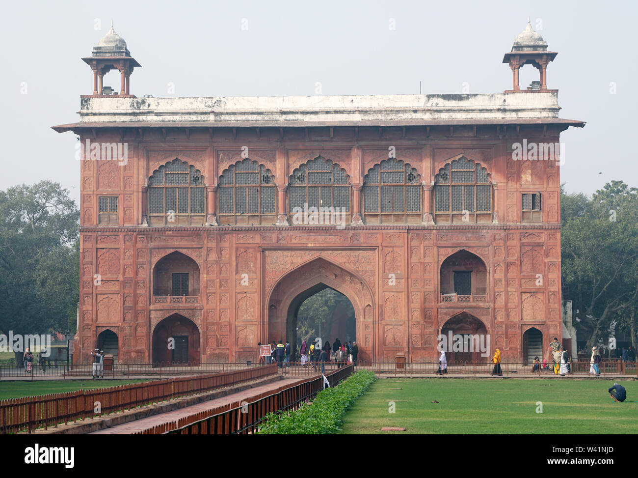 Naubat Khana (drum house), Red Fort, Delhi, India Stock Photo - Alamy