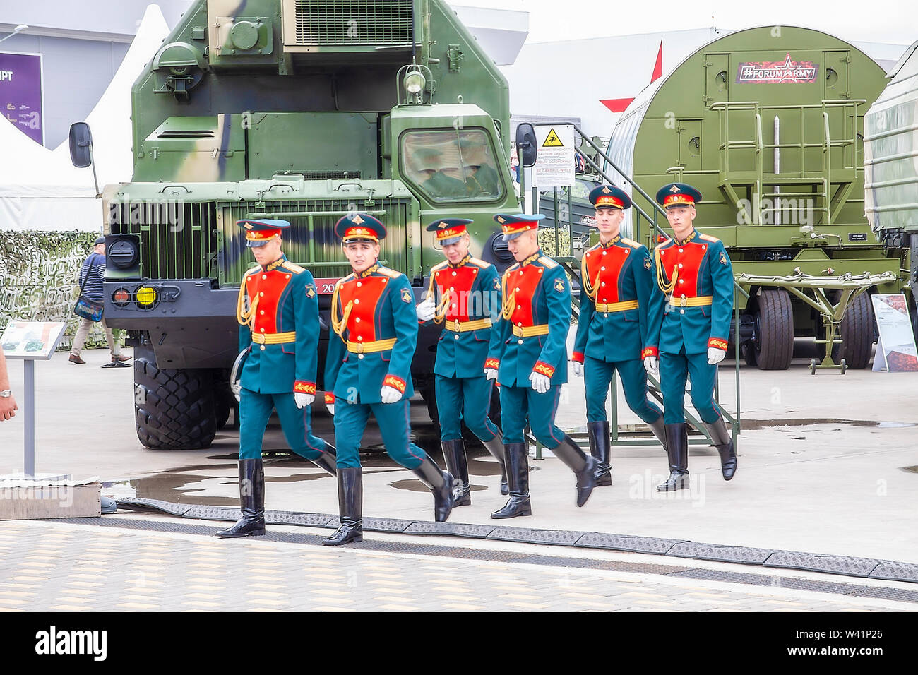 Moscow Russia 30.06.2019 Russian military in ceremonial uniform Stock ...