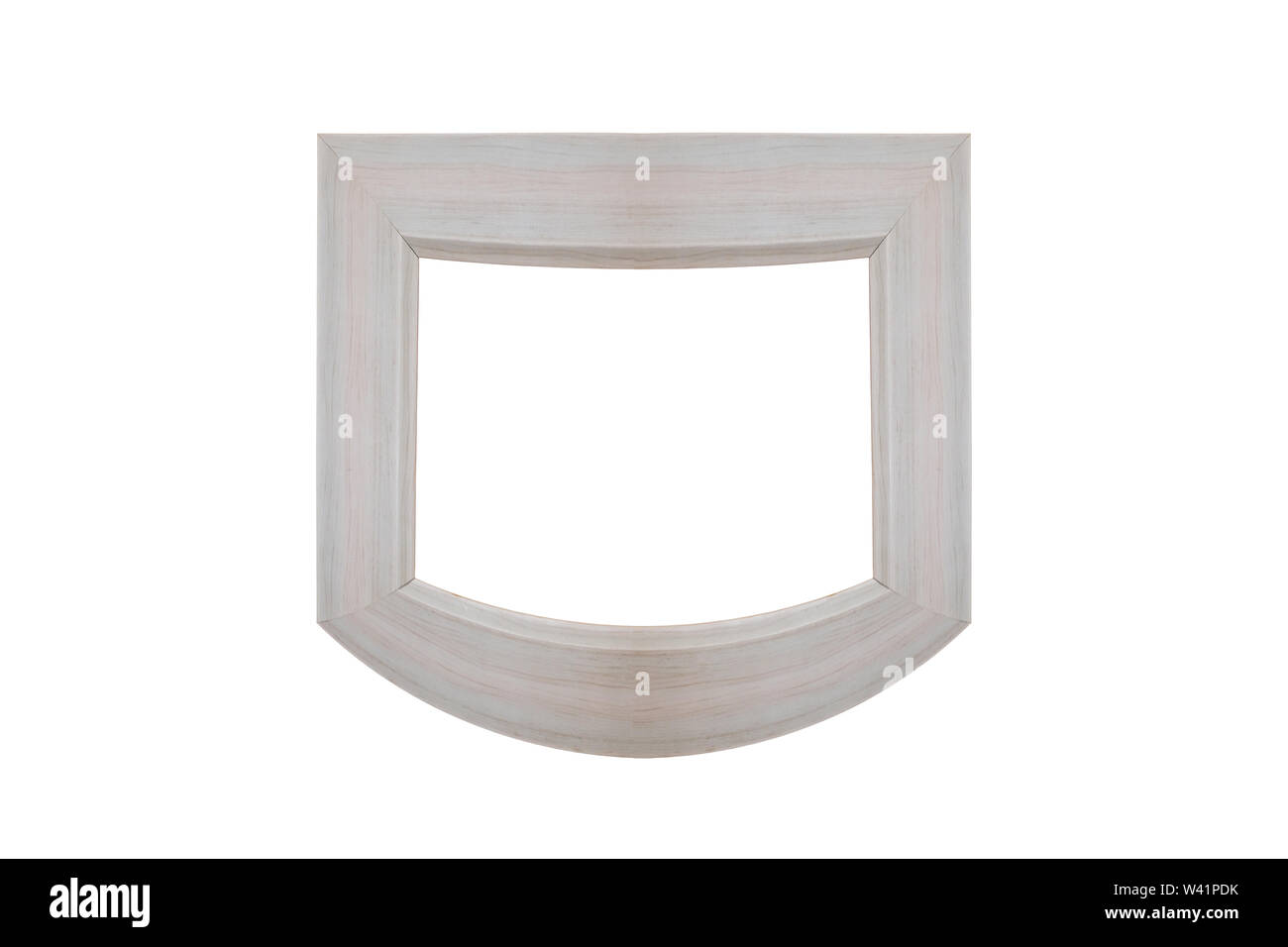 beautiful frame of gray color. isolated on white background Stock Photo ...
