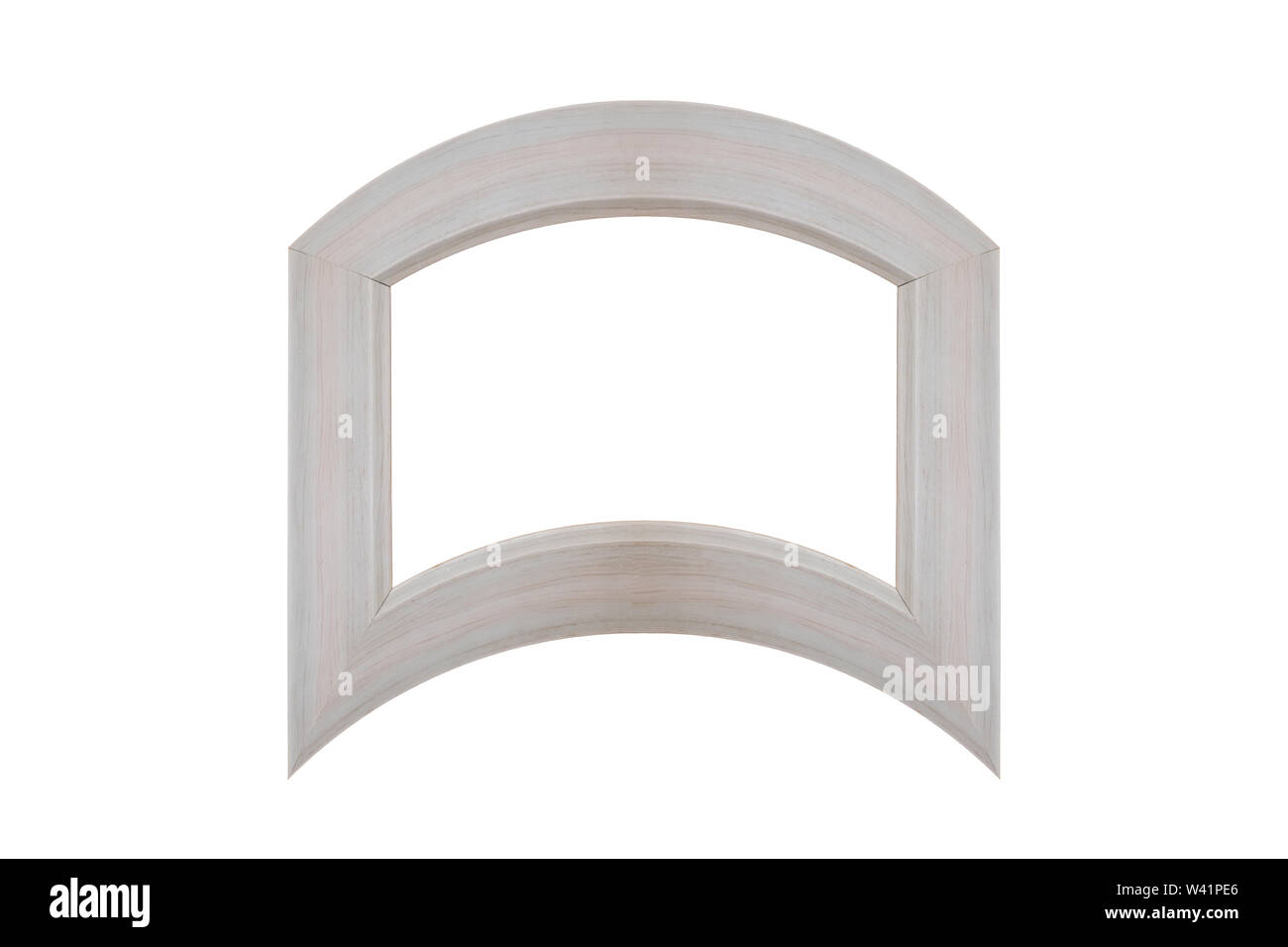 beautiful frame of gray color. isolated on white background Stock Photo ...