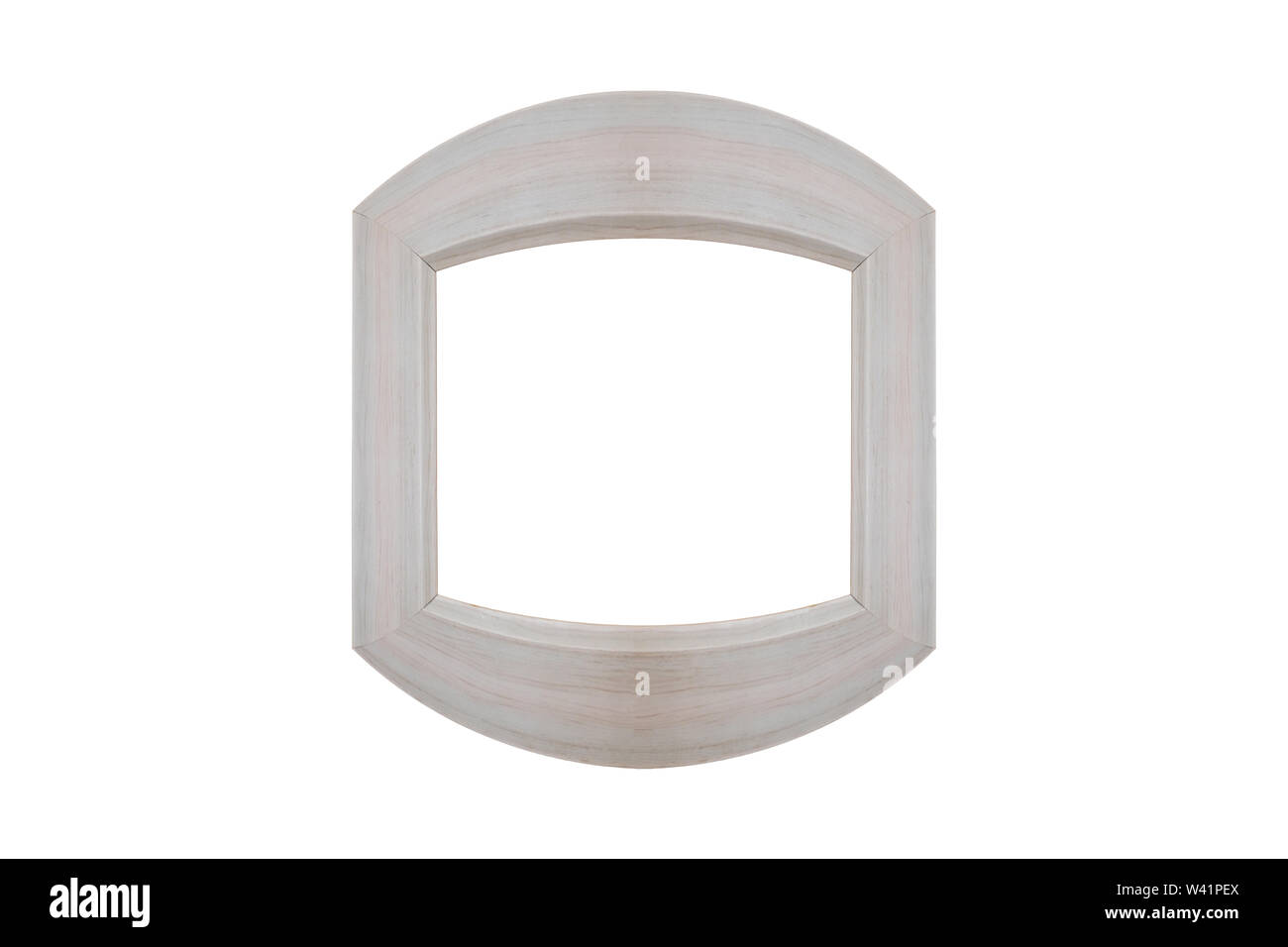 beautiful frame of gray color. isolated on white background Stock Photo ...