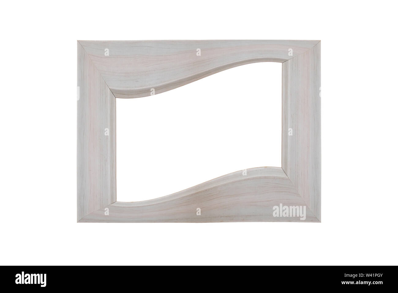 beautiful frame of gray color. isolated on white background Stock Photo ...