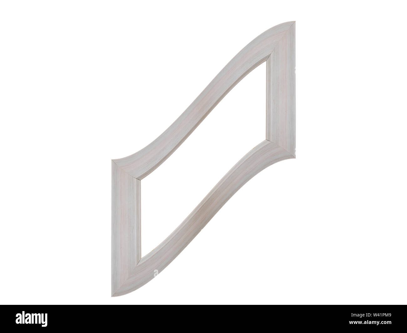 beautiful frame of gray color. isolated on white background Stock Photo ...