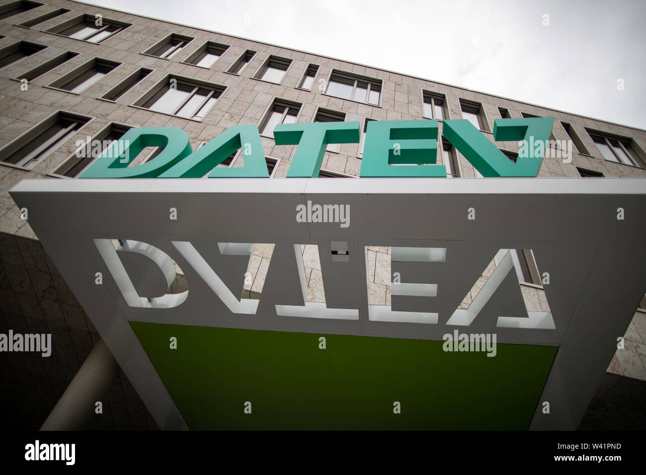 Nuremberg, Germany. 19th July, 2019. The logo lettering of the IT ...