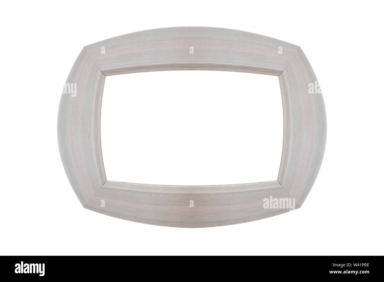 beautiful frame of gray color. isolated on white background Stock Photo ...