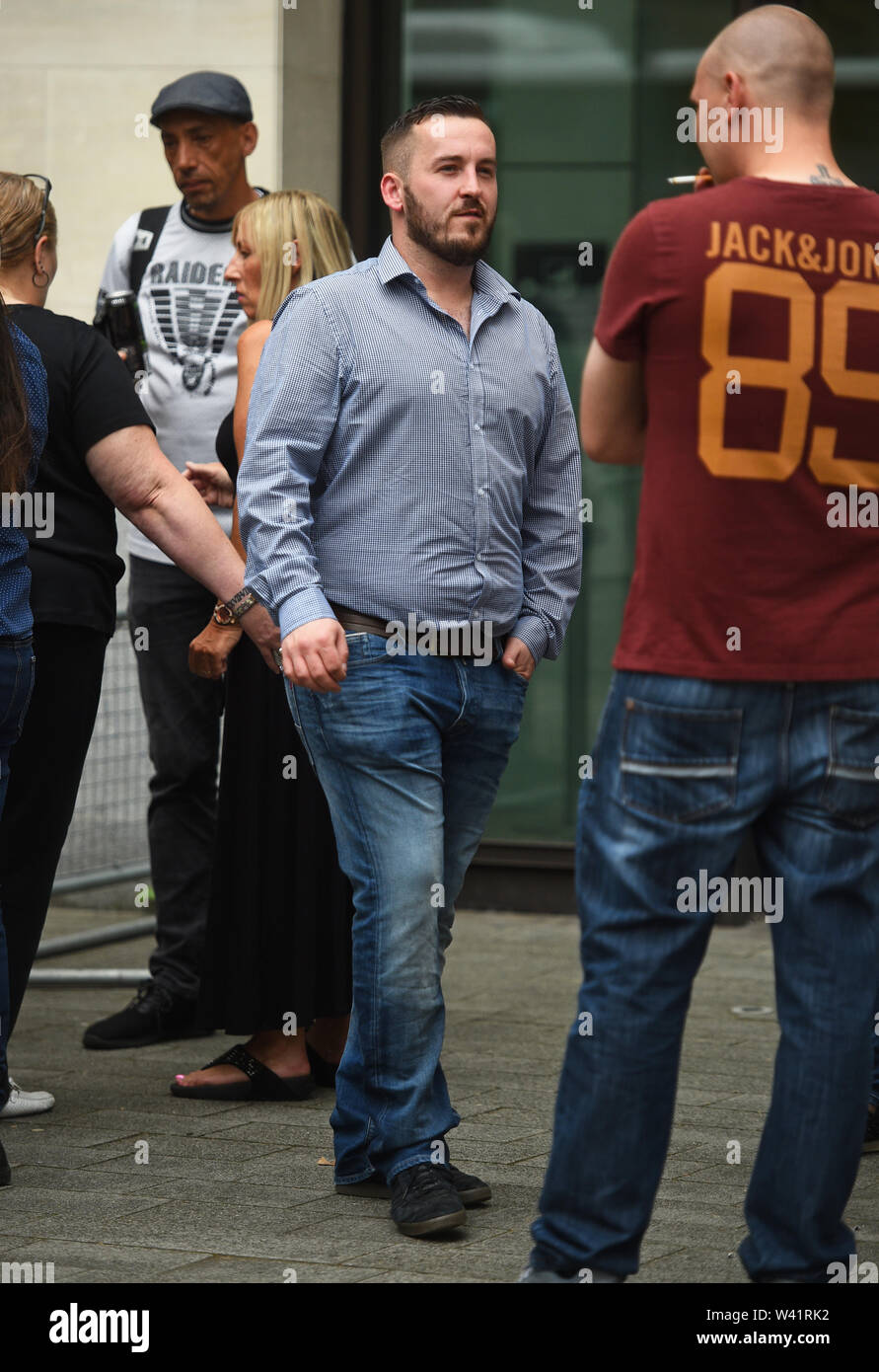 James Goddard outside Westminster Magistrates Court, London where he is ...
