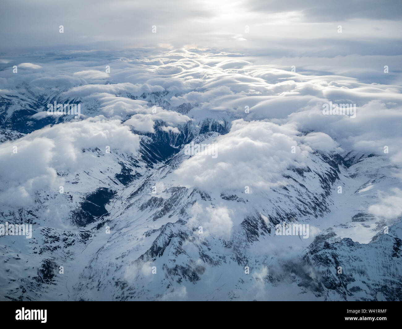 Alps from air hi-res stock photography and images - Alamy