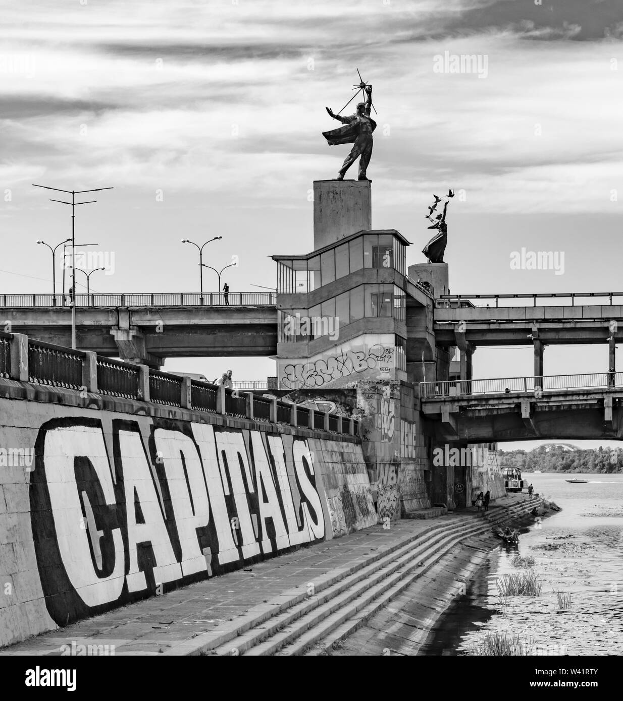 Soviet era statues Black and White Stock Photos & Images - Alamy