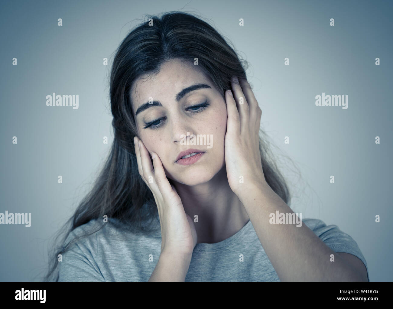 Sad Human Face Crying