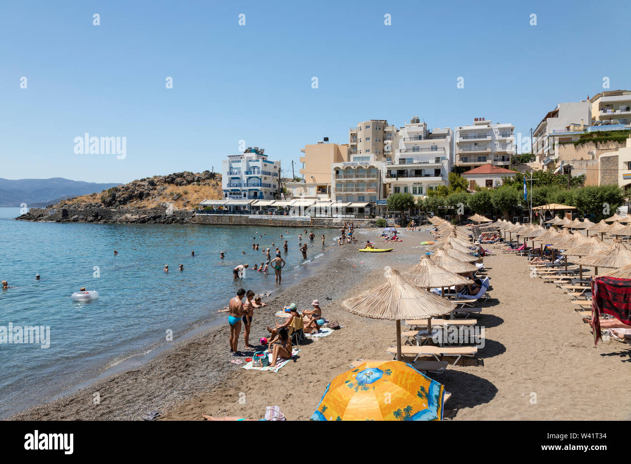 Crete coastal town hi-res stock photography and images - Alamy