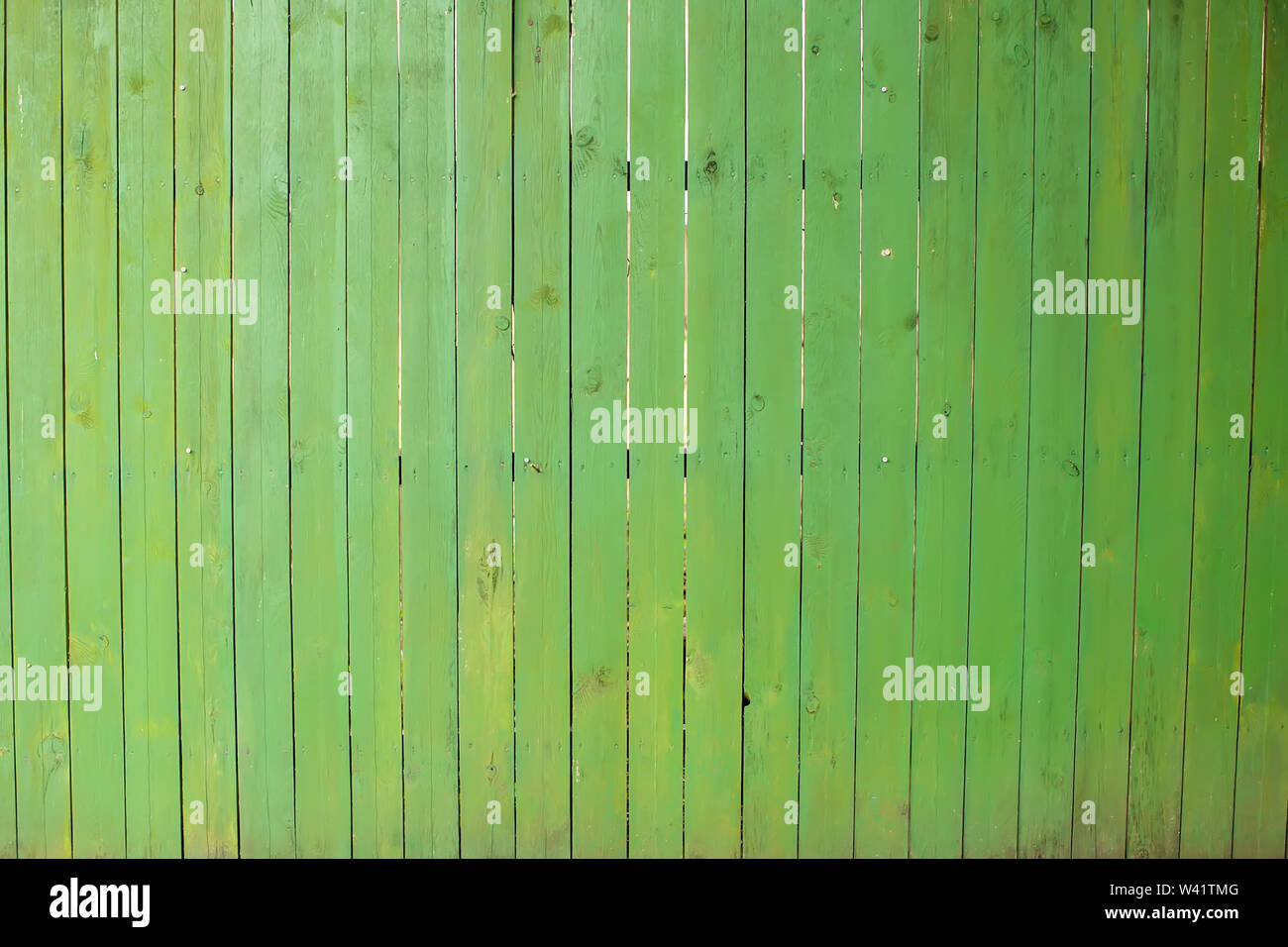 Background picture made of old green wood boards Stock Photo - Alamy