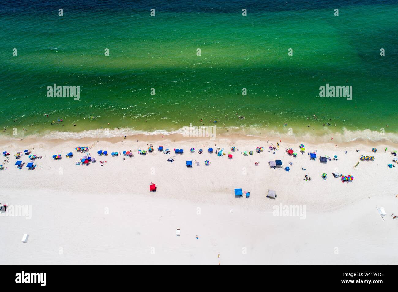 Gulf Shores Beach, Alabama Stock Photo - Alamy