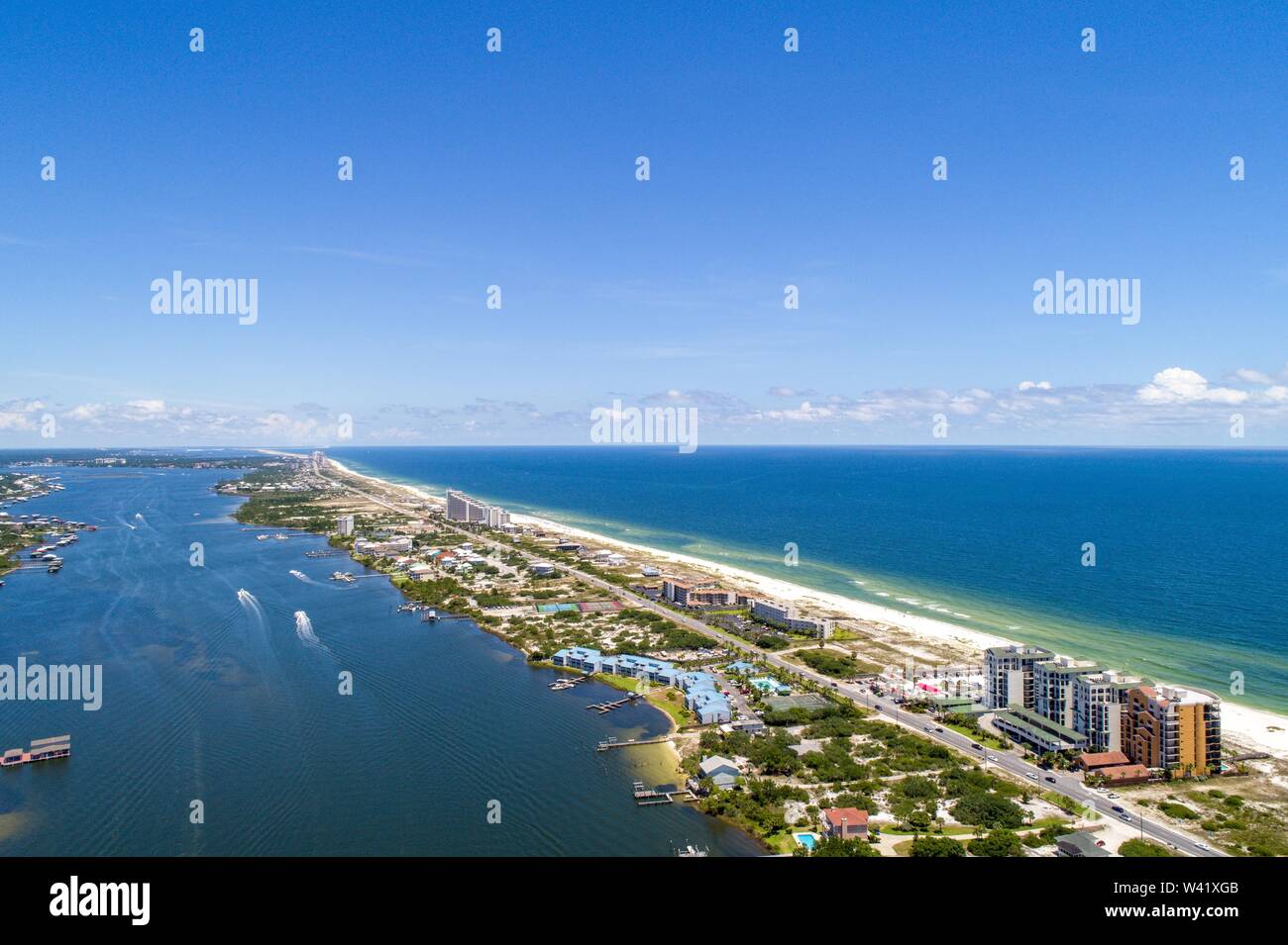 Perdido key aerial hi-res stock photography and images - Alamy