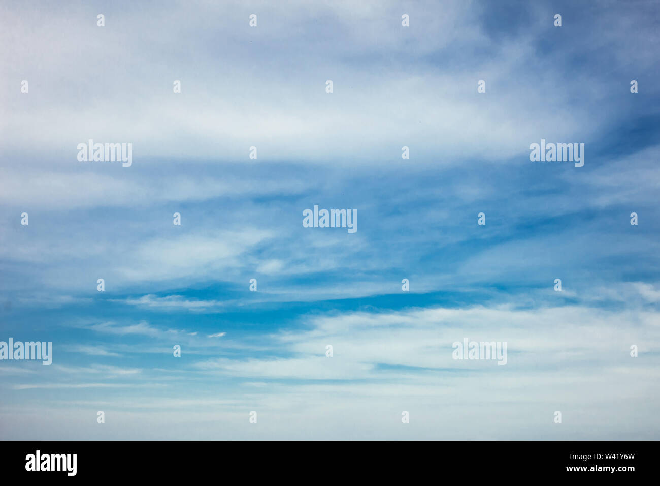 Blue sky with cloud. Clearing day and Good weather Stock Photo - Alamy