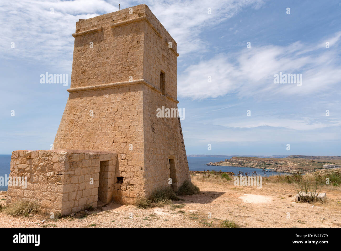 Manikata, Malta. Watchtower Lippija (Ta 'Lippija Tower), 1637 Stock ...