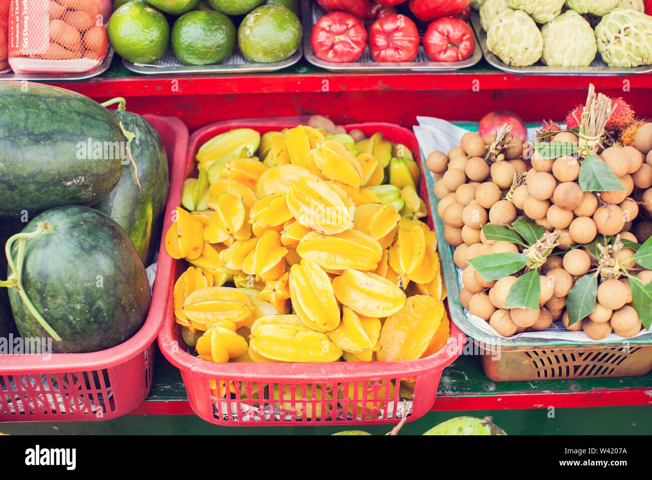 Fresh mixed fruits fruits background healthy eating dieting love fruits ...