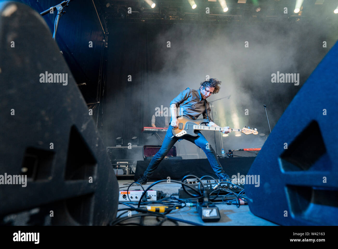 Uskedalen, Norway - June 28th, 2019. The Norwegian folk rock band Gåte ...